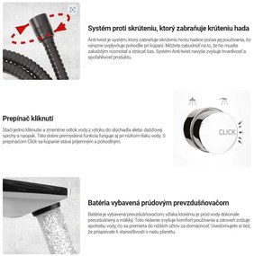 Deante Silia, 4-otvorová vanová baterie pod omítku se sprchovou soupravou, grafitová, DEA-BQS_D18P