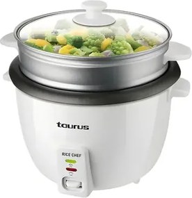 Taurus RICE CHEF šedo-bílá / Rýžovar / 1,8 l / 700 W