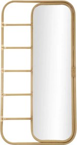 Volně stojící zrcadlo Panama 151 cm hnědé