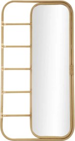 Volně stojící zrcadlo Panama 151 cm hnědé