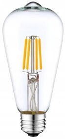 BERGE LED žárovka  - E27 - ST64 - 14W - 1510Lm - filament - teplá bílá