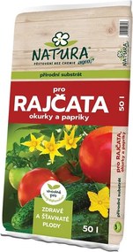 AGRO CS NATURA Substrát pro rajčata, okurky a papriky 50 l 00520A