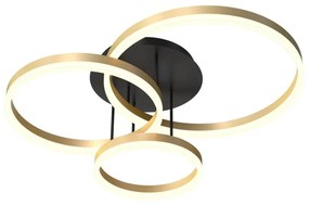Wofi 9049-401 - LED Stmívatelný přisazený lustr PERPIGNAN LED/51W/230V zlatá 9049-401