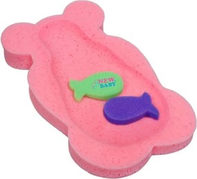 Pěnová podložka maxi New Baby BASIC medvěd růžová