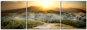 Obraz na plátně - Krásné hory - panoráma 5216C (120x40 cm)