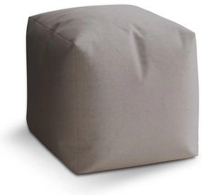 Taburet Cube šedá, šedá