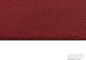 Breno Metrážový koberec NOBLE 20 červený, šíře 400 cm, Červená