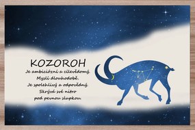 Prostírání Kozoroh (22.12. - 20.1.) - modré