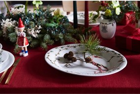 Porcelánový tác s vánočním motivem 27x34 cm Hammershøi Christmas – Kähler Design