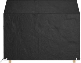 Plachta na zahradní lavici 8 oček 160 x 70 x 70/88 cm PE 319339
