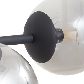 Závěsné svítidlo Lindby Isamer kouřově šedá 130 cm 8x E14 10W LED bez žárovek stmívatelné 10034203