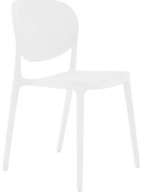 Tempo Kondela Stohovatelná jídelní židle FEDRA NEW bíla