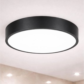 Brilagi - LED Koupelnové stropní svítidlo POOL LED/36W/230V pr. 40 cm IP54 černá
