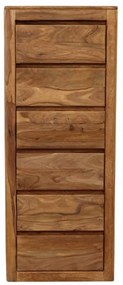 Indický nábytek - Komoda Tina 60x150x45 z indického masivu palisandr Světle medová