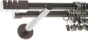 Dvojitá garnýž Nordic titan 160cm