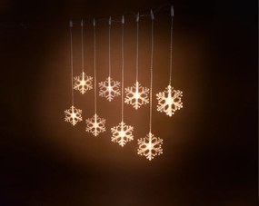 Livarno® Světelný LED závěs (sněhová vločka / teplé bílé)