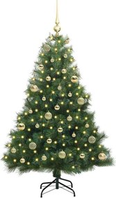 Umělý vánoční stromeček s stojanem Zelená 150 cm PE a PVC 3397774