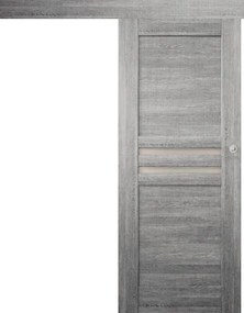 posuvné interiérové dveře na stěnu vasco doors MADERA model 4 Průchozí rozměr: 70 x 197 cm, Orientace dveří: Levé dveře, Dekor: Dub skandinávský