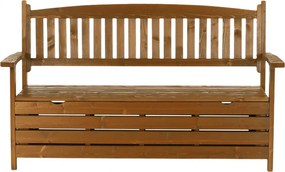 Zahradní lavička, hnědá, 150cm, AMULA