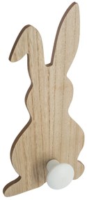 Atmosphera for Kids Dětský dřevěný věšák králík 14 x 30 cm | 3 vzory Vzor: Jedno ucho nahoru