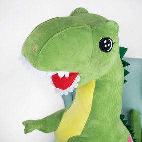 Plyšový dinosaurus EDI 110 cm zelený