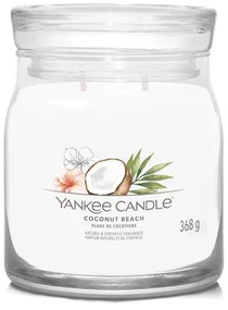 Yankee Candle vonná svíčka Signature ve skle střední Coconut Beach 368g