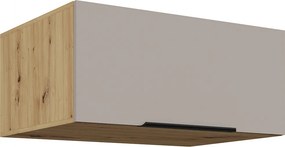 ARIA li | horní skříňka 80 NAGU-36 1F výklopná | 80 cm | HLUBOKÁ | ANTI FINGERPRINT povrch | artisan/béžová