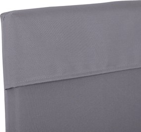 Outsunny Sada 2-ks Polštářů na Houpací Křeslo 130x45x5 cm Polstrovaný Polštář na Sedák a Opěradlo pro Zahradní Terasu Balkon Venku Šedý