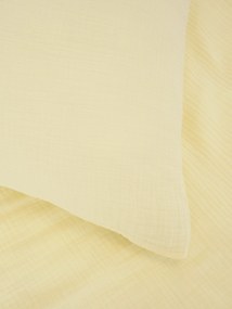 MK Lůžkoviny Mušelínové povlečení – Alexia pastelově žlutá