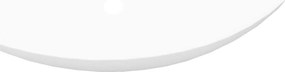 vidaXL Luxusní keramické oválné umyvadlo - 40 x 33 cm - [140674] Barva: Bílá