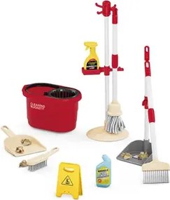 RAPPA Sada Uklízečka s kyblíkem a mopem / Dětská úklidová sada / Plast