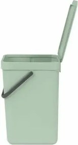 Brabantia Sort  Go Odpadkový koš 12 L zelená / 20 x 35.1 x 24.9 cm