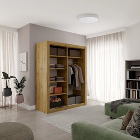ADRK Furniture Posuvná skříň MORELL 160 ADRK-SW-MLL-160-A