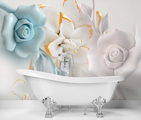 Gario Fototapeta Květiny abstraktní Materiál: Vliesová, Rozměry: 200 x 140 cm