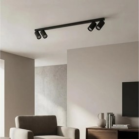 BRILAGI - Bodové svítidlo SELE LONG 4xGU10/30W/230V černá