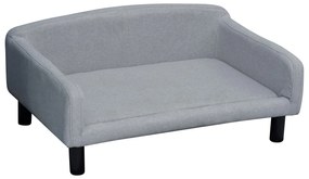 PawHut pohovka pro psy stylová pohovka s potahem a dřevěnými nohami 82x54x36cm pro malé psy a kočky | Aosom.de
