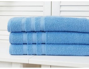 B.E.S. - Petrovice, s.r.o. Bavlněný froté ručník Standard - Blue 50 x 100