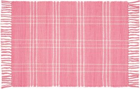 XXXLutz RUČNĚ TKANÝ KOBEREC, 60/90 cm, pink Boxxx - Vlněné koberce - 006767011992