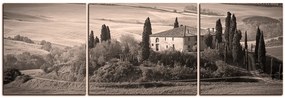 Obraz na plátně - Italská venkovská krajina - panoráma 5156QC (120x40 cm)