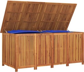 Zahradní úložný box 200 x 80 x 75 cm masivní akáciové dřevo 319709