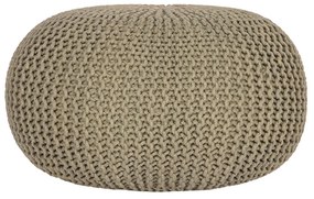 LABEL51 pletený puf GEBREID olivová L Color: Olive green SH-24.061