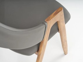 Designová židle Meno šedá