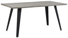 Jídelní stůl 160 x 90 cm šedé dřevo WITNEY Beliani