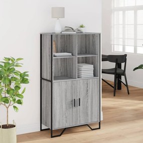 Highboard šedý sonoma 79,5 x 35,5 x 137,5 cm kompozitní dřevo 3295310