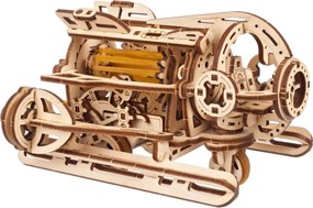 UGEARS MODELS Dřevěná 3D stavebnice mechanického modelu Steampunk ponorka