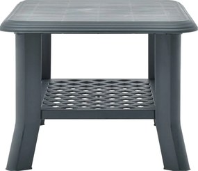 vidaXL Konferenční stolek 90 x 60 x 46 cm plast [48794] Barva: Bílá
