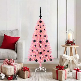 Vánoční stromeček Růžová 120 cm PVC 3396408