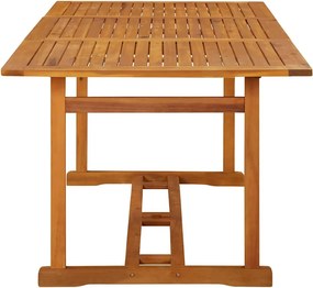 Zahradní jídelní stůl 180 x 90 x 75 cm masivní akáciové dřevo 315945