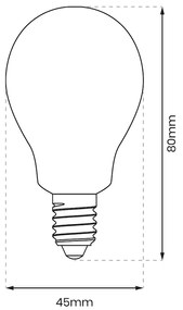 LED žárovka E14 teplá 3000k 5w 400 lm