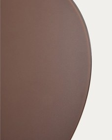 Kulatý zahradní jídelní stůl se skleněnou deskou ø 120 cm Erice – Kave Home